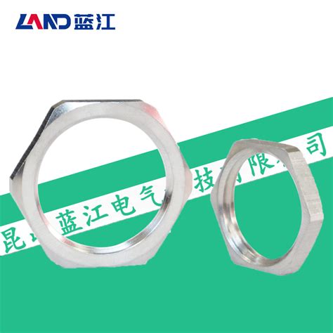 蓝江land 304不锈钢六角薄螺母m牙pg牙g牙金属格兰头锁母金属螺母虎窝淘