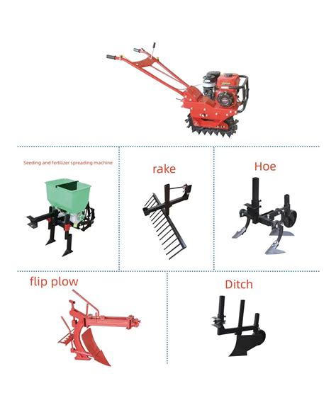 Cultivator Tiller Hand Push 8hp 10hp Power Tiller Weeder