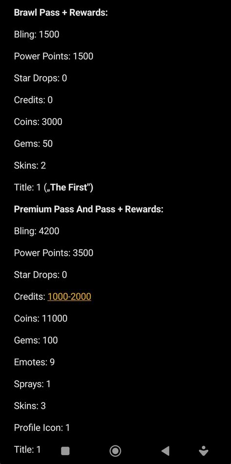 New Season Brawl Pass Rewards Rbrawlstars