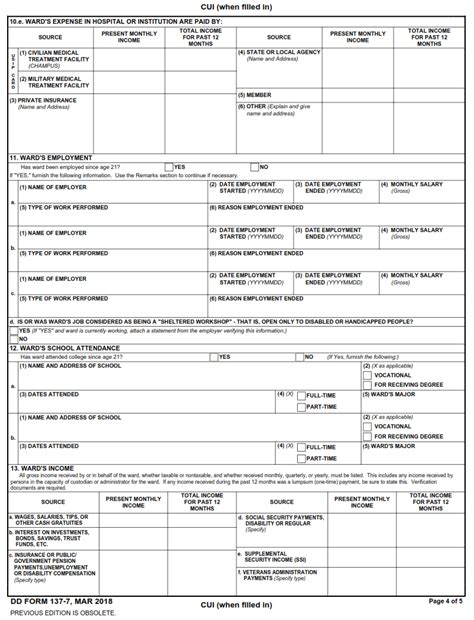 Dd Form 137 Printable Form 2025