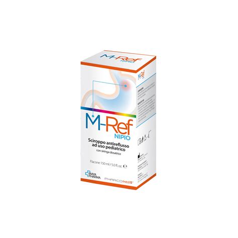 M Ref Nipio Sciroppo Antireflusso Ad Uso Pediatrico 150 Ml Con Siringa Dosatrice