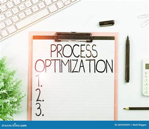 Text Showing Inspiration Process Optimization Business Idea Improve Organizations Efficiency