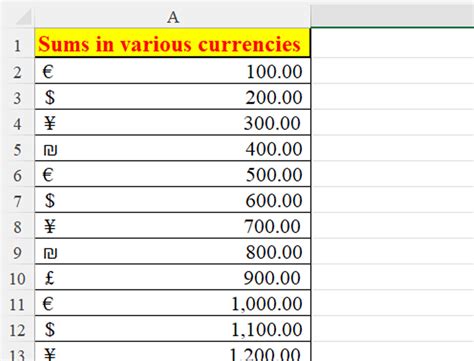 הבלוג של מני Sum By Currency Code