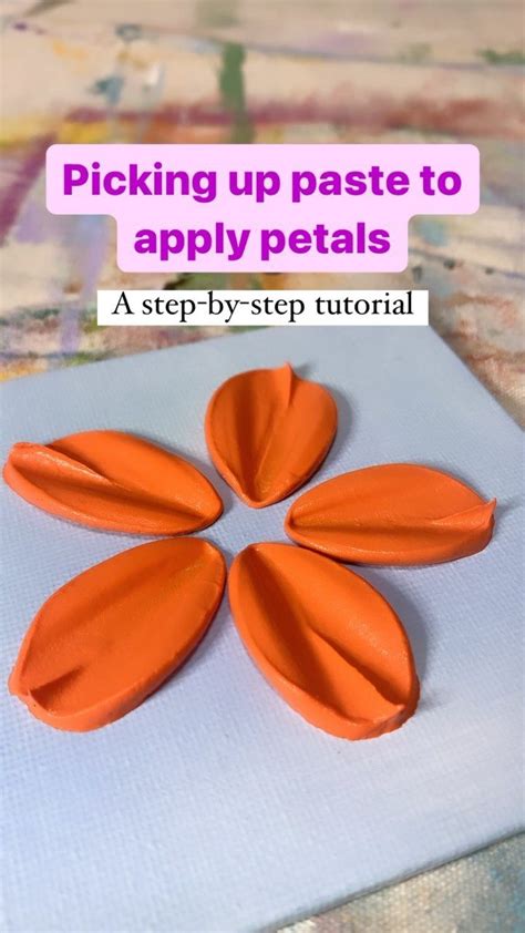 Textured Art Flowers Tutorial Texture Paste Projects Paint With