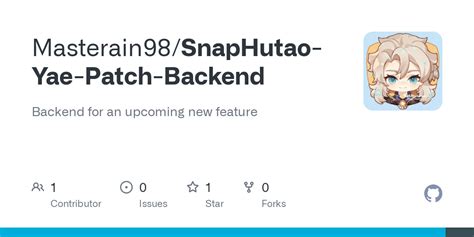 github masterain98 snaphutao yae patch backend backend for an