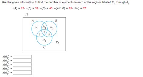 Solved Use The Given Information To Find The Number Of Chegg Com
