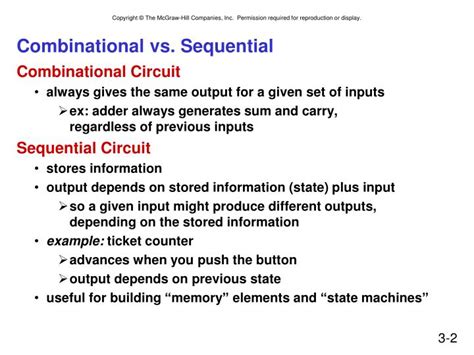 Ppt Combinational Vs Sequential Powerpoint Presentation Free