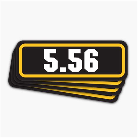 “556” Ammo Label 4 Pack Az House Of Graphics