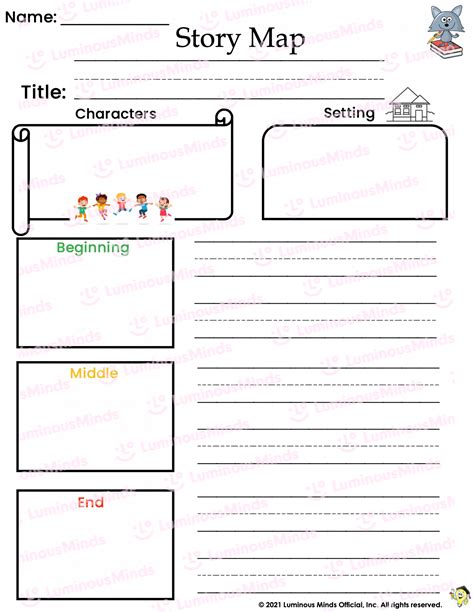 Reading Comprehension Worksheets Primary Story Map Worksheets Library