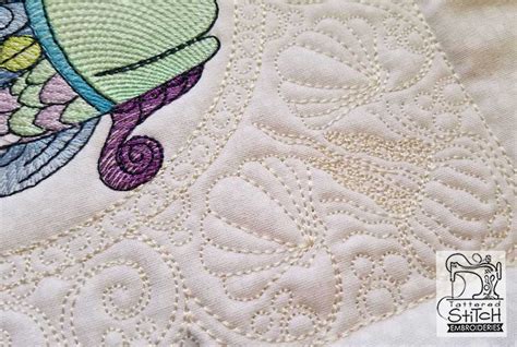 Guppy Quilt Block Fits A 5x5 6x6 7x7 8x8 And 10x10 Hoop Machine