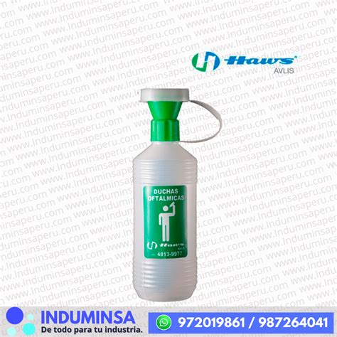 Botella Lavaojos Haws Avlis D001 100 Induminsa