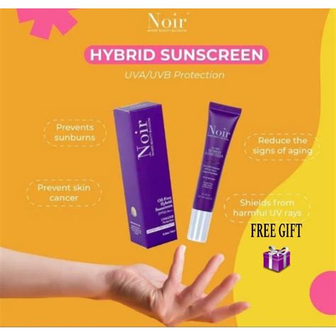 Noir Skincare Suncreen Spf 50 Pa 🎁 Shopee Malaysia