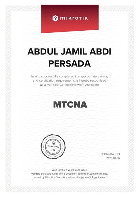 Program Mikrotik Academy