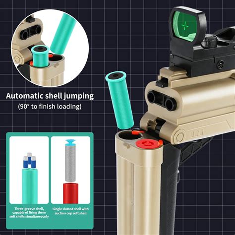 Toy Gun Shell Ejection Toy Rifle Lever Action Shotgun Toy Soft Bullet Foam Dart Blasters With