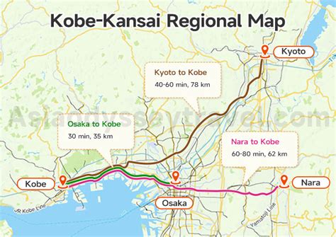 Kobe Map City Map With Attractions Loop Bus And More