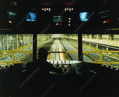 View From Control Room Of A Rolling Mill Stock Image T8100034