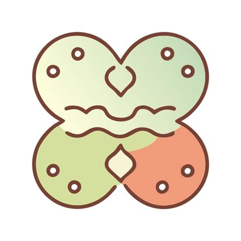 Aesthetics Icon Colored Outline Premium Ai Generated Vector