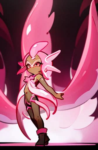 On The Stage Whole Body Fine Details Anime Dragon Squid Seaart Ai