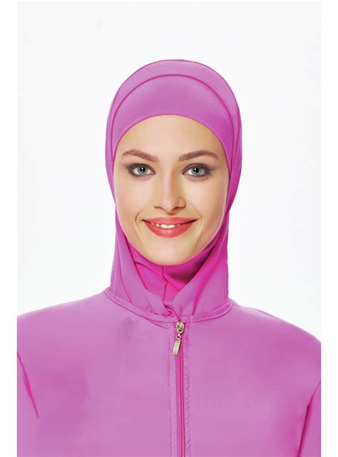 Yüzücü Eşarp Havuz Deniz Eşarp Rbe 01 Pembe