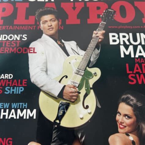 Playboy Magazine April 2012 Sex Music Issue Bruno Mars Raquel Pomplun