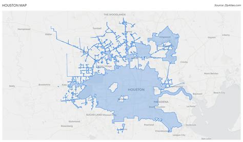 Houston Tx Zip Atlas