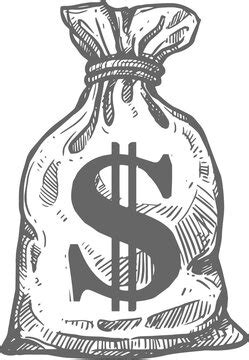 How To Draw A Money Bag
