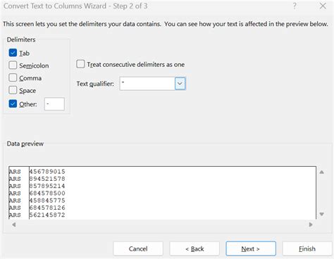how to use text to columns in excel