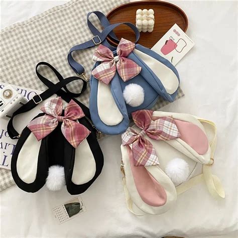 Cute Bow Bunny Ears Shoulder Bag Kawaii Fashion Shop Cute Asian