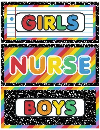 Rainbow Hall Passes By Ms Conovers Classroom Tpt