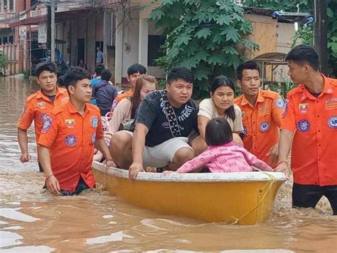 တာချီလိတ်တွင် မယ်ဆိုင်ချောင်းရေမြင့်တက်မှုကြောင့် မြို့ပေါ်ရပ်ကွက်များတ