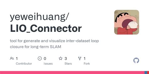 Github Yeweihuang Lio Connector Tool For Generate And Visualize Inter Dataset Loop Closure