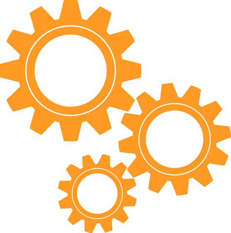 Interlocking Gears Icon System Integration And Process Coordination