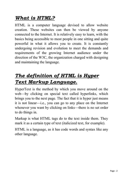 Use Html And Css To Design And Develop A Websitepdf