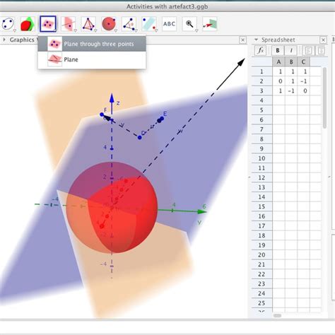 Geogebra Interface With Different Windows Download Scientific Diagram