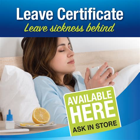 😷 Need A Leave Certificate For Capital Chemist Group Facebook