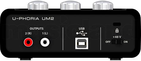 Behringer U Phoria Um2 Κάρτα Ήχου Usb