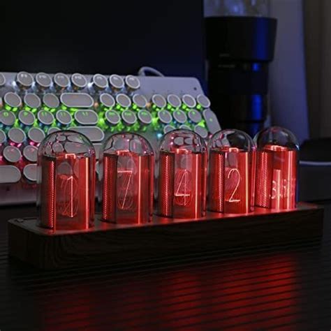 Clocteck Nixie Tube Clock With Wi Fi Sync Alarm And Timer 1224h
