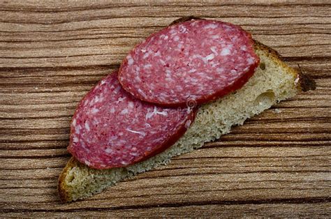Cold Cuts With Sausage And Bread Stock Image Image Of Sandwich