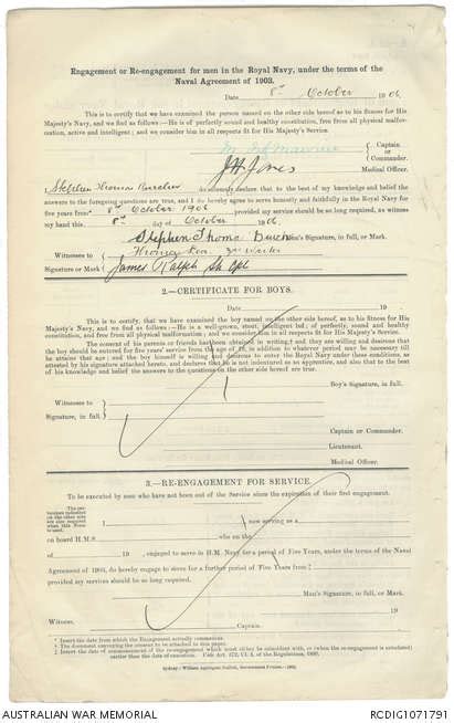 Awm266 3 1 755 755 Stephen Thomas Burcher Australian War Memorial