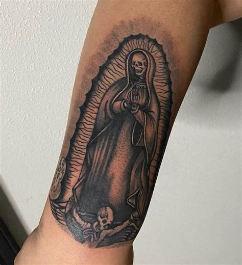 Santa Muerte Tattoo Ideas Celebrating The Holy Death
