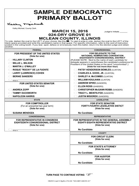 Fillable Online Sample Democratic Fax Email Print Pdffiller