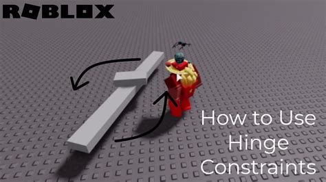 Roblox Tutorials I How To Use Hinge Constraints Actuatortypes Youtube