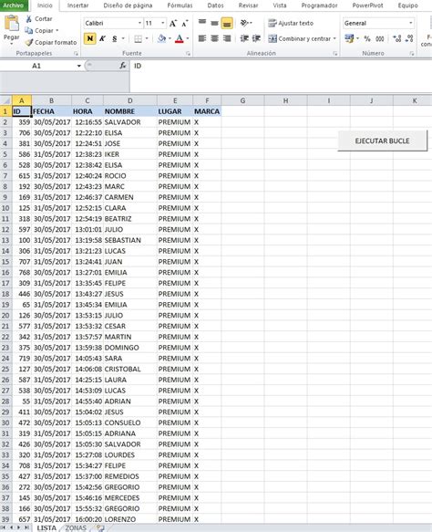 Ejecutar Un Bucle En Un Rango De Filas Filtradas Excel Signum