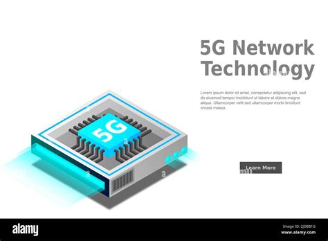 5g Network Processor Illustration Mobile Wireless Internet Of Next