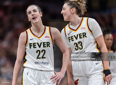 Caitlin Clark And Katie Lou Samuelson Of The Indiana Fever Are Seen News Photo Getty Images