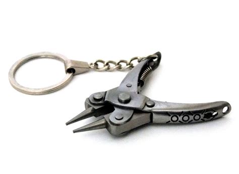 Mini Round Nose Parallel Pliers With Chain Sale Etsy