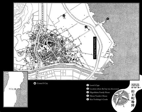 Map Of Morioh In Part 8 Jojolion