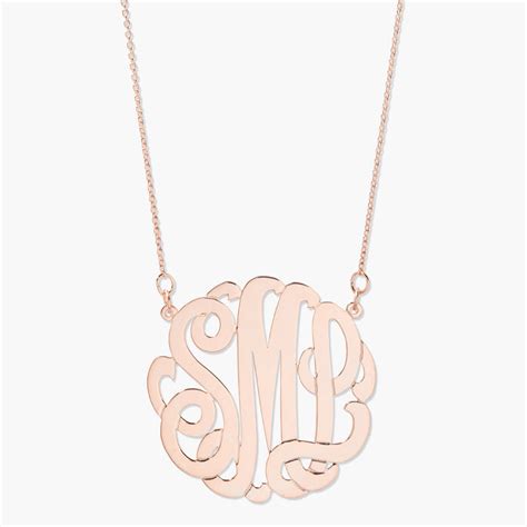 Fulton Classic Monogram Necklace Brook And York