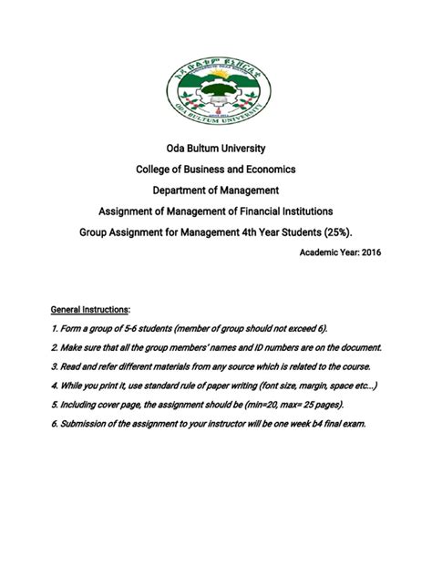 Assignt Of Mofi Mod Pdf
