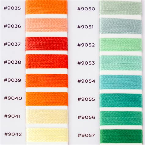Elite Thread Color Booklet Containing Real Swatches Of 200 Colors Yli